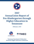 "2017 Annual Joint Report of Pre-Kindergarten through Higher Education ...